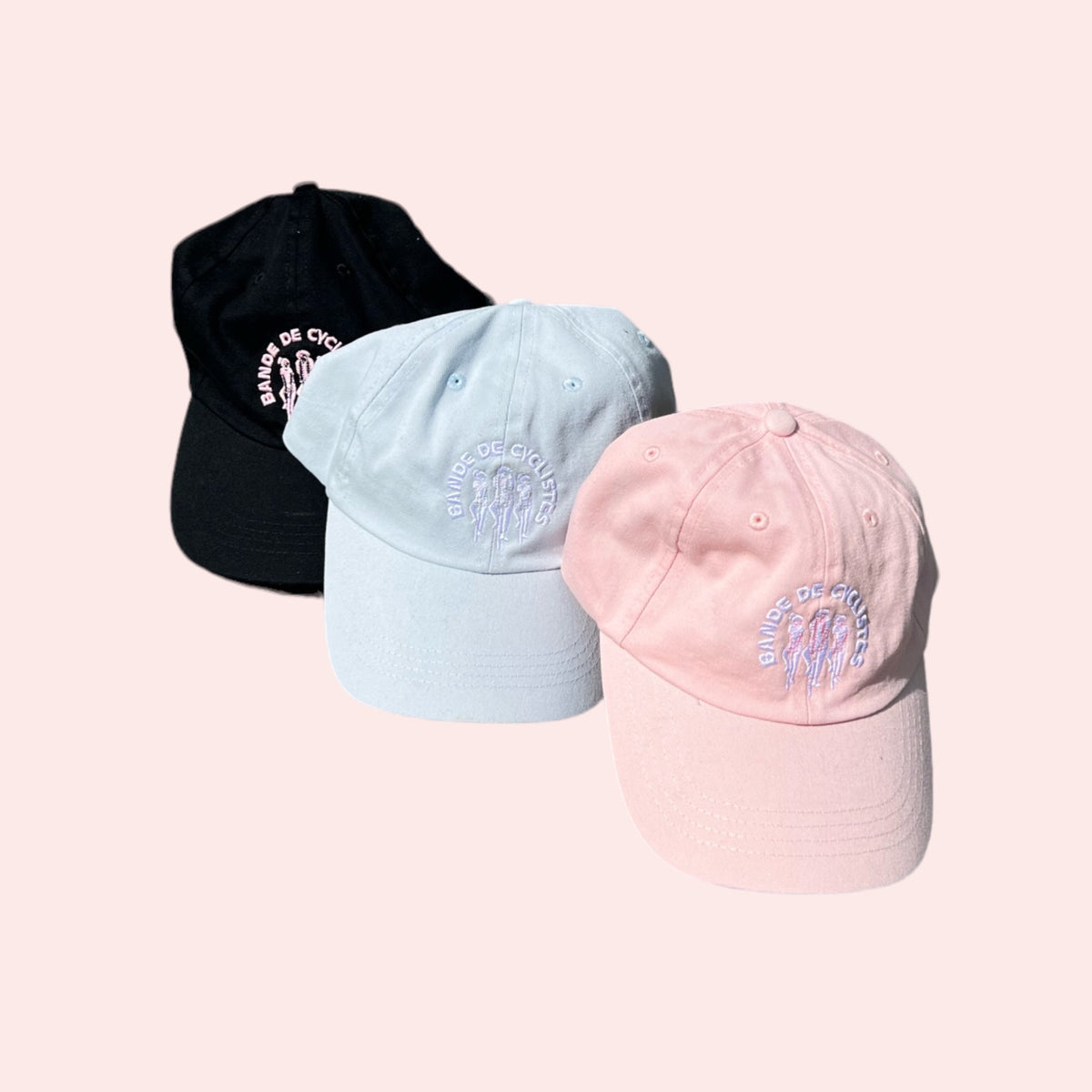 Organic unisex streetwear Caps – BANDE DE CYCLISTES